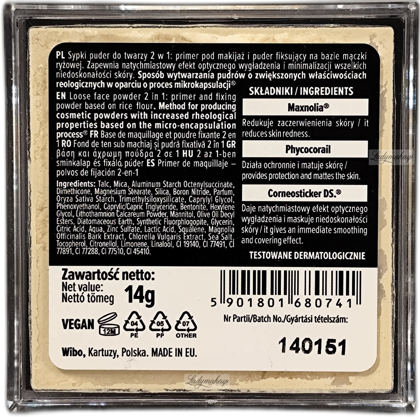 Wibo Photo Ready Loose Powder 14g – Flawless Matte Finish