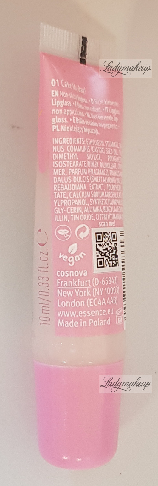 Essence Birthday Bomb Shiny Lipgloss 01 Cake My Day 10ml