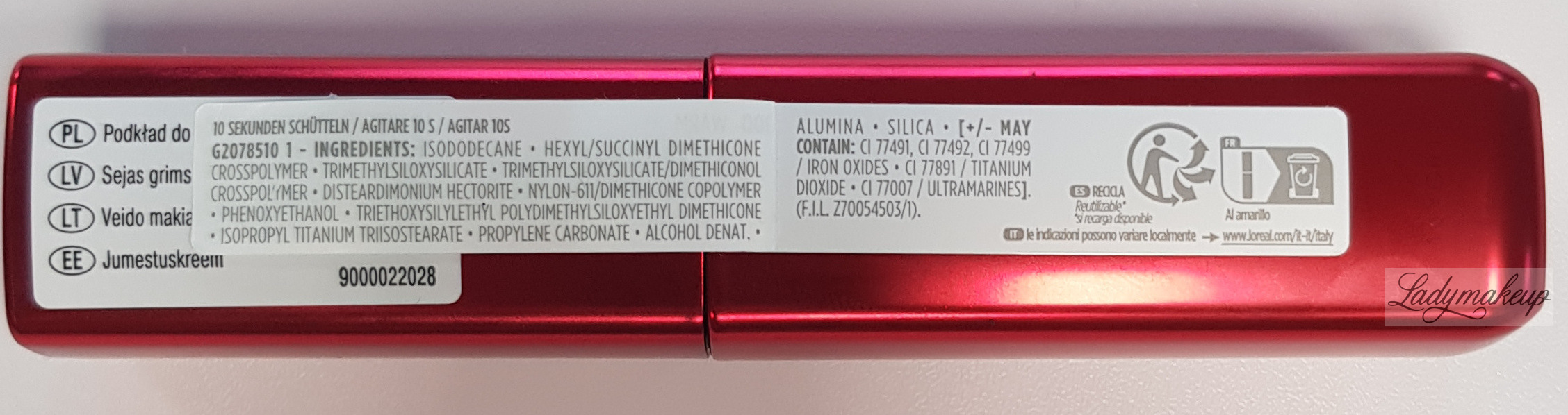 L'Oréal Skin Ink Foundation – Flawless Coverage, 15ml